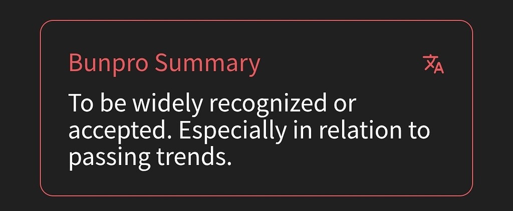 Bunpro Summary for vocab - Bunpro - Bunpro Community